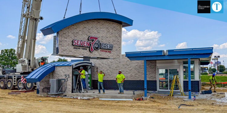 Building installed for 7 Brew Coffee location on Frederica Street - The ...