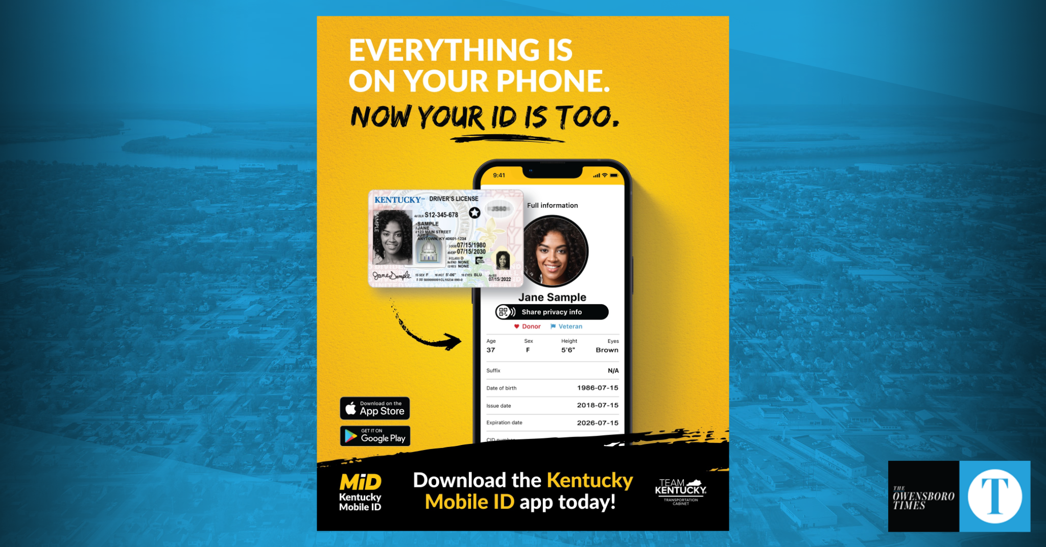 Kentucky launches mobile ID app accepted for air travel - The Owensboro ...