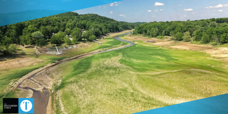 Rough River Lake experienced historically low spring levels amid ...